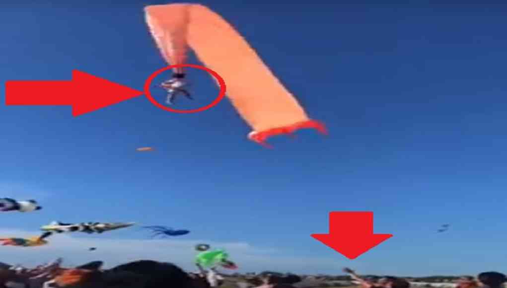 3 Year Old Girl Gets Tangled in Kite and Flies in Air For 30 Seconds at ...