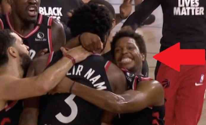 Kyle Lowry's Smile After OG Anunoby Game Winner Buzzer Beater in Game 3 ...