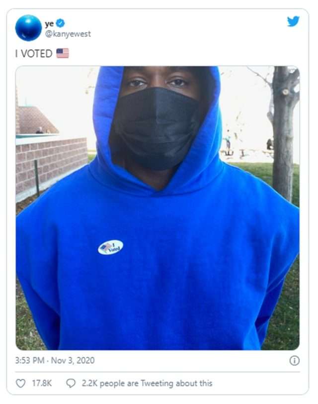 Kanye West Shows His First Voting Ballot EVER in Video and Sends ...