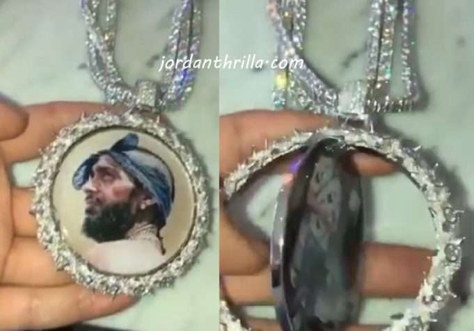 Roddy Ricch Gets Nipsey Hussle Chain that Flips in Viral Video