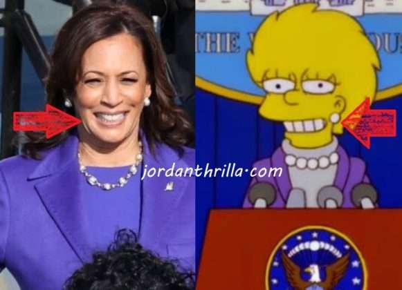 The Simpsons Predict Kamala Harris Inauguration Outfit and Pearls in ...