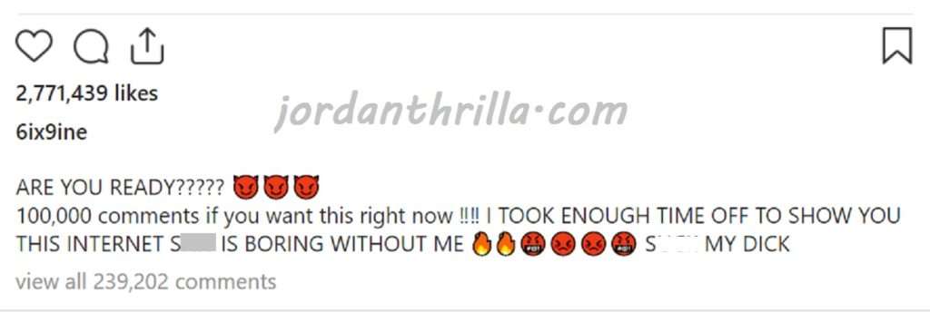 Tekashi 6IX9INE RETURNS to Social Media with New Rodent Beard and ...