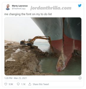 Egypt Suez Canal Memes Go Viral After Evergreen Cargo Ships Gets Stuck ...