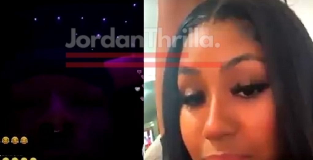 Lil Uzi Vert G-Checks Caresha Aka Yung Miami While Controlling JT from ...