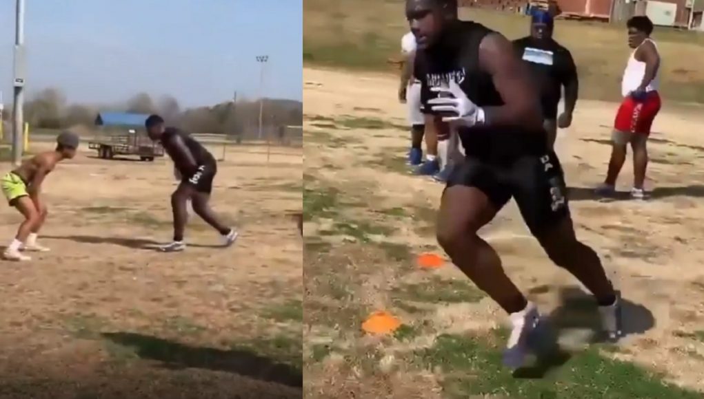 6'5" 260 Pound High School Freshman Football Player Justus Terry Goes ...