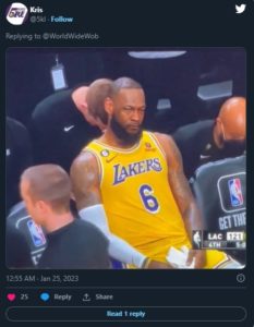 Stressed Lebron James Crying Memes Trends After Sad Moment on Lakers ...