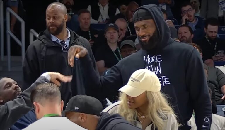 Did Lebron James and Adele Do a Secret Handshake at Bronny's NBA Draft ...