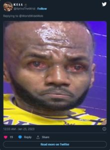 Stressed Lebron James Crying Memes Trends After Sad Moment on Lakers ...