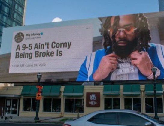 Big Money aka Money Man's Billboard Tweet About 9 to 5 Workers Goes Viral