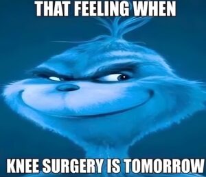 Here's Why the Blue Grinch Knee Surgery Meme Made a Comeback in Canada