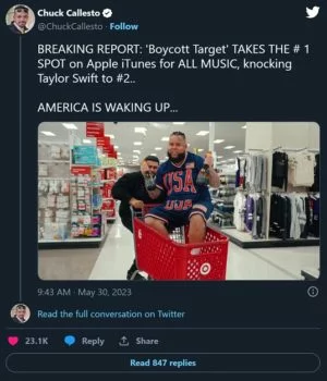'Boycott Target' Rap Song Allegedly Hits Number 1 on iTunes Charts ...