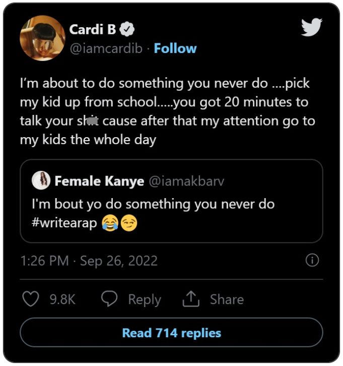 'Hypocrite' Allegations Trend after Cardi B Talked About Akbar V Kids ...