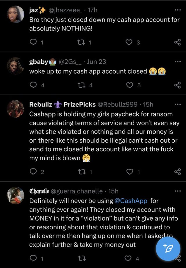Is CashApp Randomly Closing People's Accounts For No Reason? Evidence ...