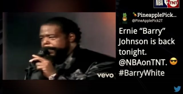 Ernie Johnson's Barry White Voice on Inside the NBA Goes Viral on ...