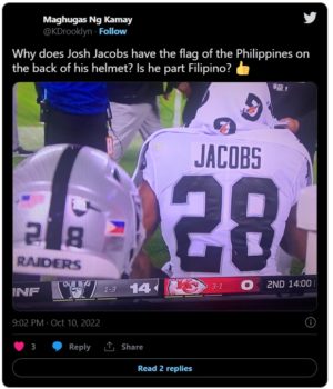 Is Josh Jacobs Filipino? Details on Why Josh Jacobs Has Philippines ...