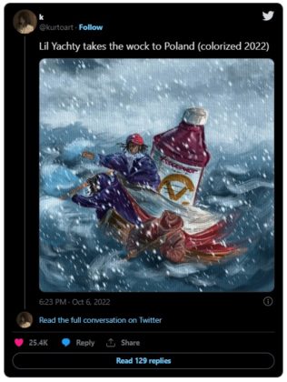 What Does 'I Took the Wock to Poland' Mean? Celebrity Reactions to Lil ...