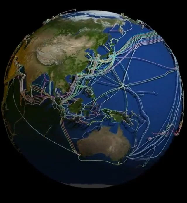 Viral Map of Submarine Internet Cables Fuels Theory that Earth is Now a ...