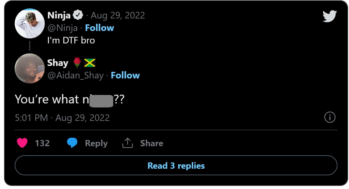 Is Ninja Gay? Ninja's 'DTF' Tweet Sparks Intense Reactions