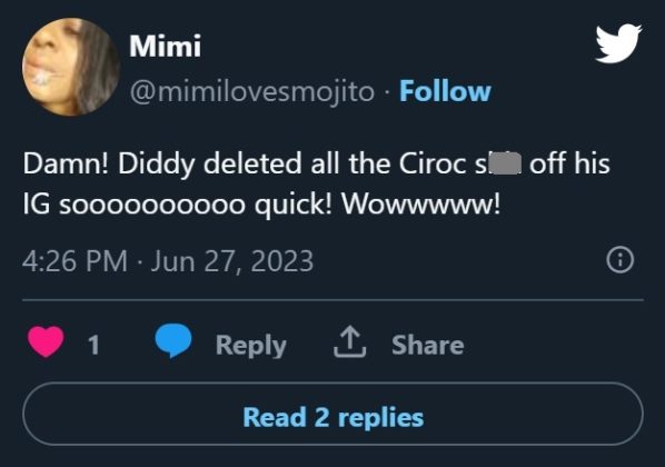 Does Diageo Firing P Diddy From Ciroc Prove They are Racist? Circo IG ...