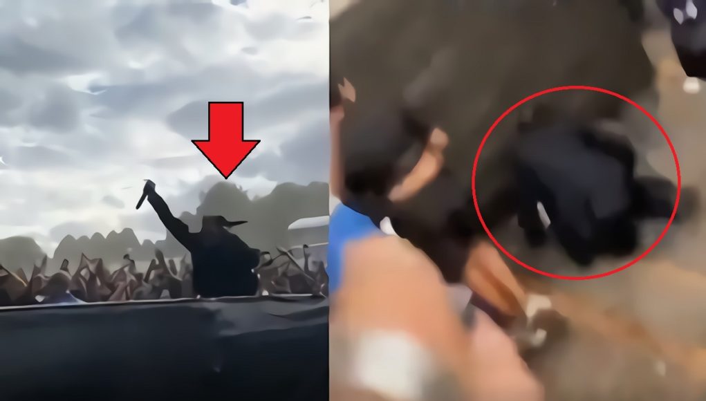 Playboi Carti Falling Off Stage Then Recovering in a Few Seconds at ...