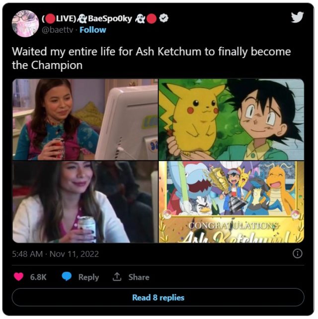Sarah Natochenny Voice Of Ash Ketchum Reacts To His World Champion Win