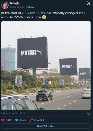 What Does the 'V' Mean in PUMA's Changed Named to 'PVMA'