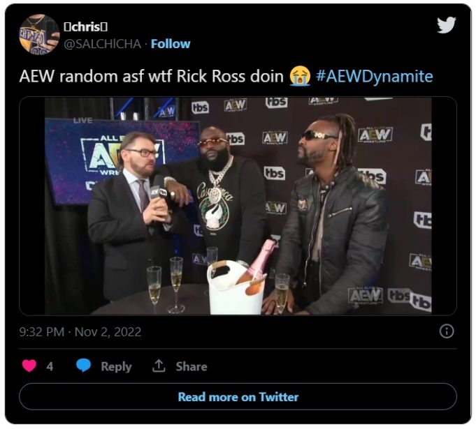 Rick Ross AEW Wrestling Debut Video With Swerve Strickland Sparks Viral ...
