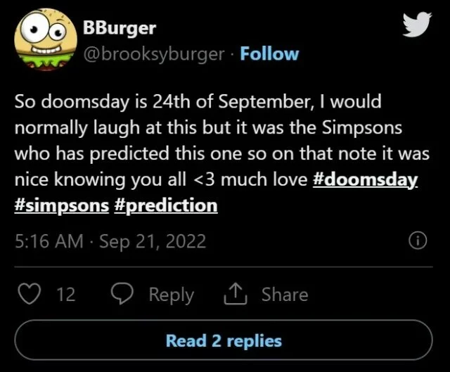 Doomsday Conspiracy Theory The Simpsons Predicted World Will End on ...