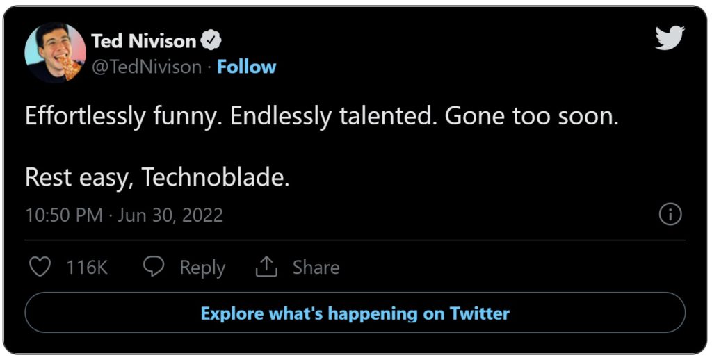 How Did Technoblade Die? Celebrities React to Technoblade Cause of ...