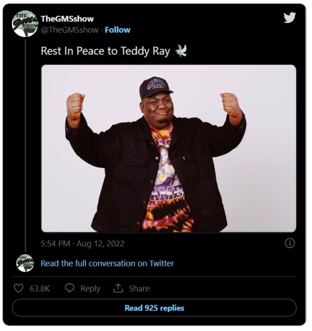 How Did Comedian Teddy Ray Die? People Post Videos of Teddy Ray's ...