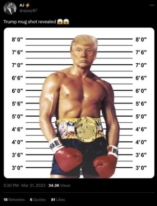 Donald Trump Mugshot Memes Trend as His Lawyer Fights to Block the Release