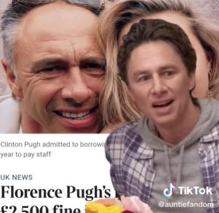 People are Convinced Florence Pugh Dated Zach Braff Because He Looks ...